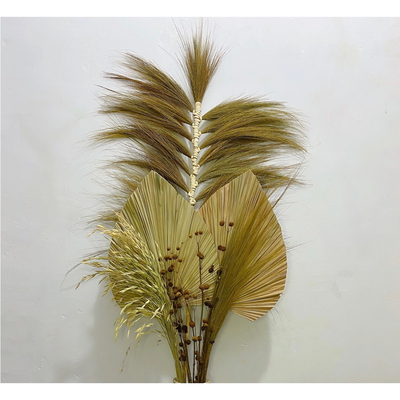 Jual Paket bunga kering aesthetic rustic jumbo bunga saja rayung stik ...