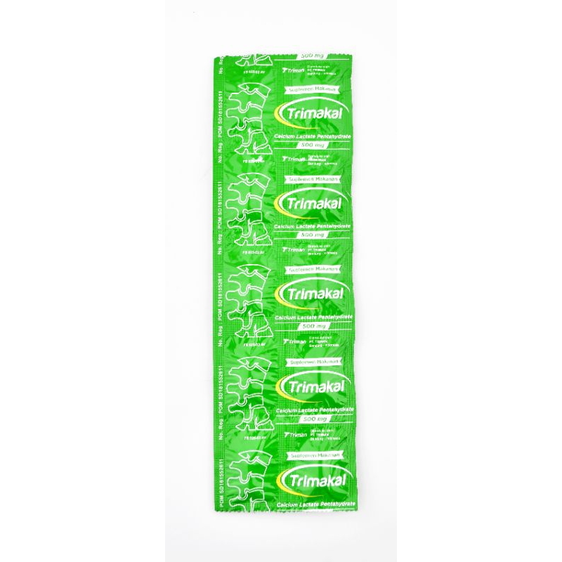 Jual Trimakal Strip isi 10 Kaplet/Suplemen Untuk Kesehatan Kalsium ...