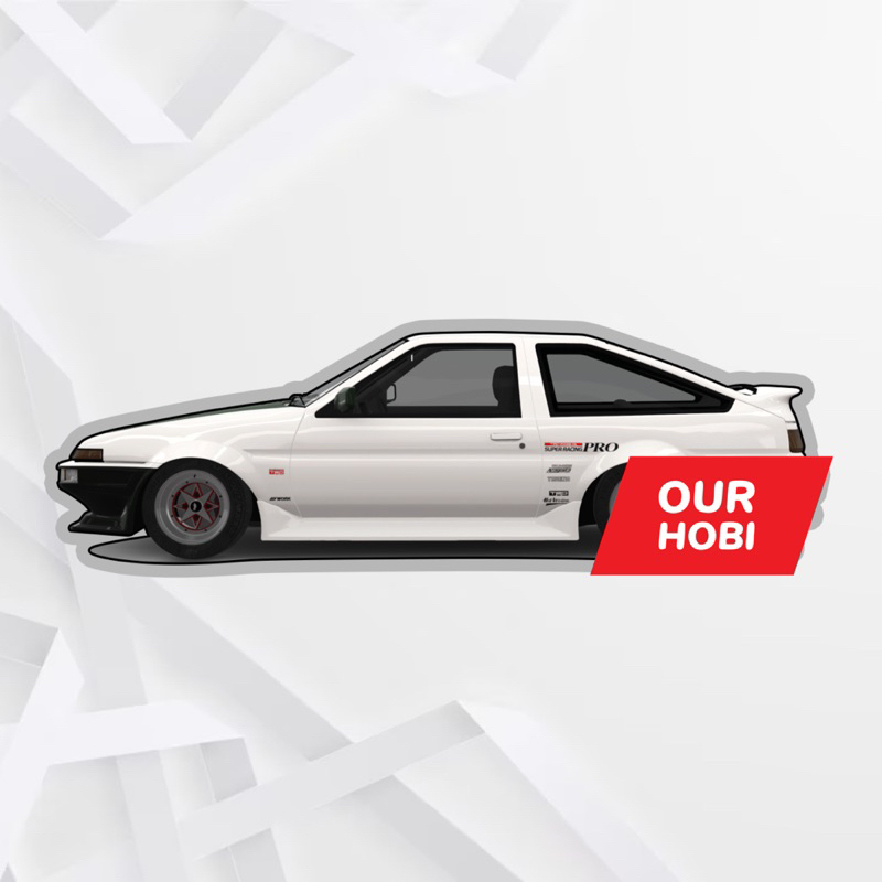 Jual Sticker Drift Toyota AE86 Drift King Keichi Tsuciya | Shopee Indonesia