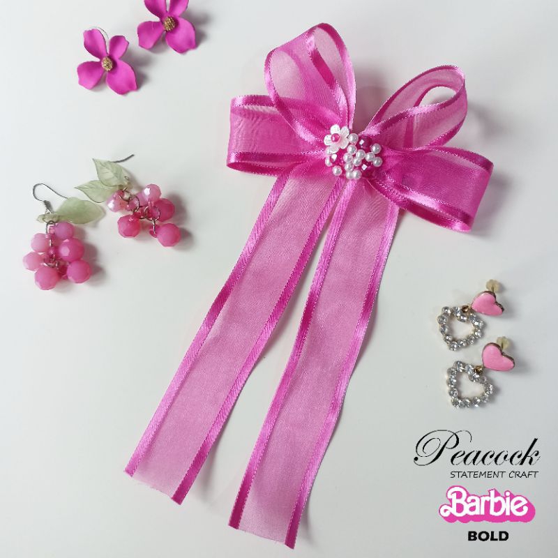 Jual BARBIE Bold Clip (jepit pita hotpink) | Shopee Indonesia