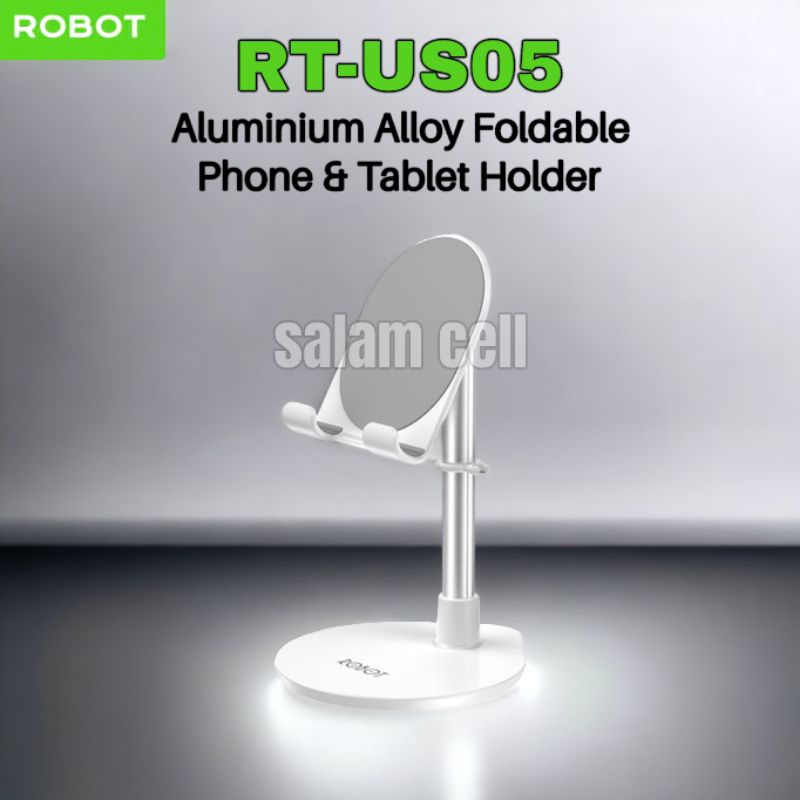 Jual Dudukan Hp Holder HP Universal Stand Holder ROBOT RT-US05 Tablet iPad iPhone Android ...