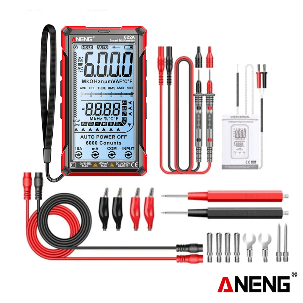 Jual Aneng 622A Pro Digital Multimeter 6000Counts Infrared Laser ...