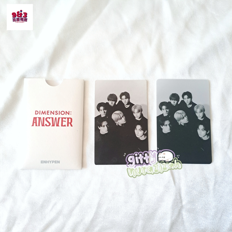 Jual ENHYPEN DIMENSION : ANSWER ALBUM WEVERSE SHOP POB BENEFIT ...