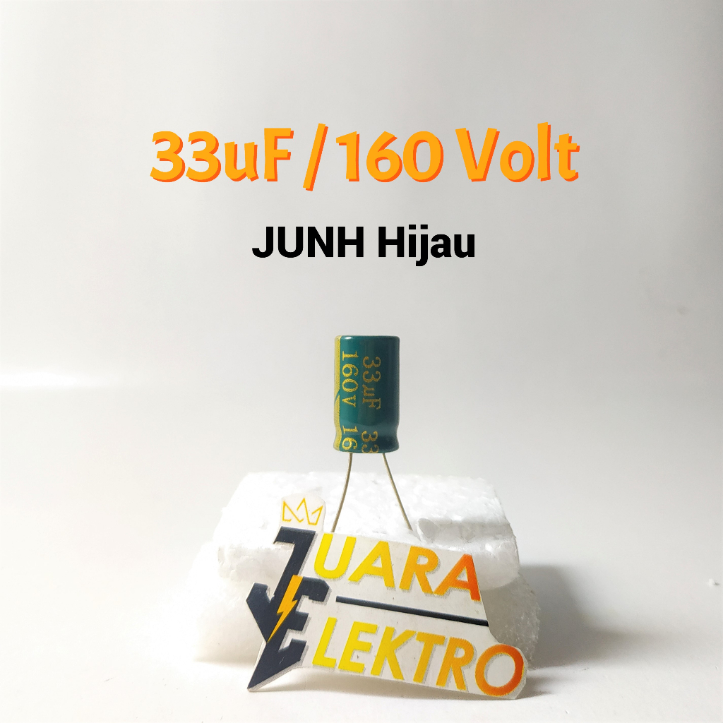 Jual KAPASITOR ELCO 33uF / 160V | Elko 33 uF/160 Volt (SAMWHA , JUNH ...