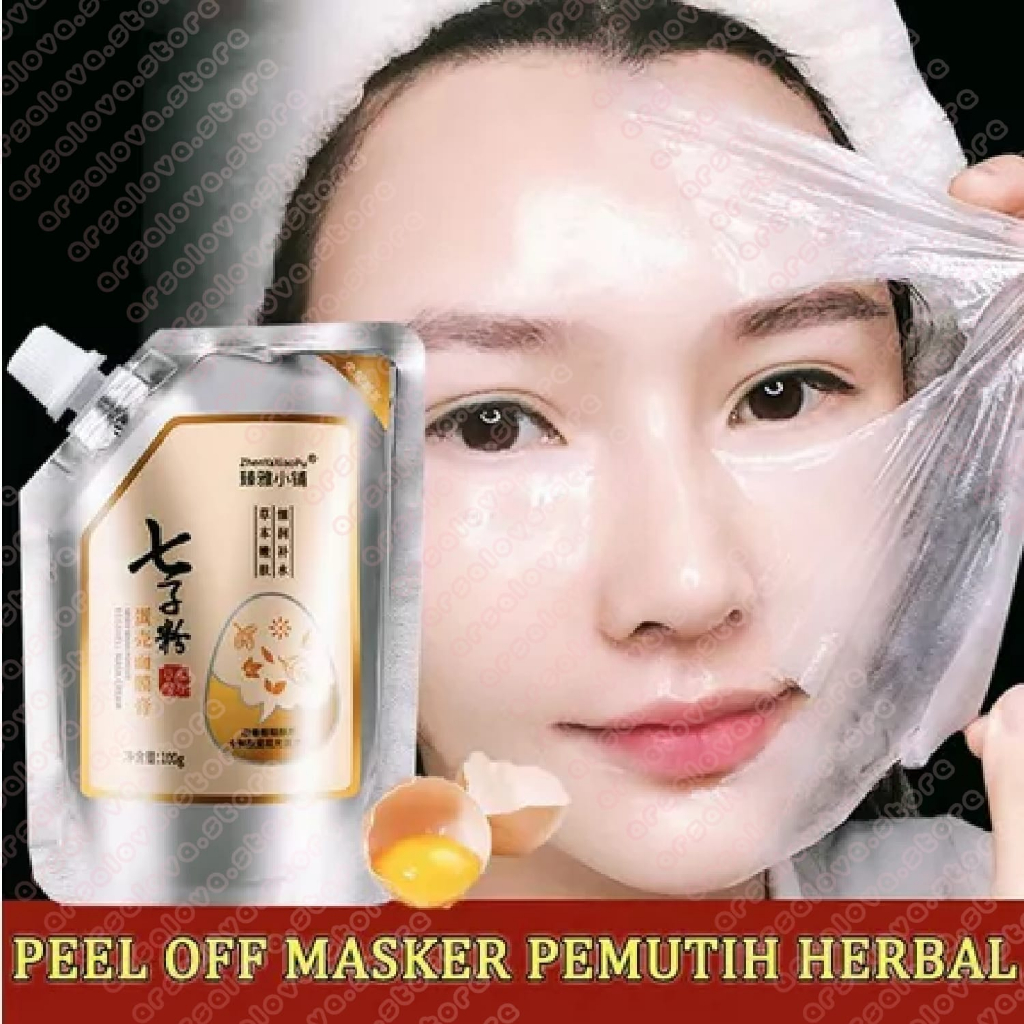 Jual [COD] Peel Off Masker Pemutih Wajah Glowing Cepat 100g Masker ...