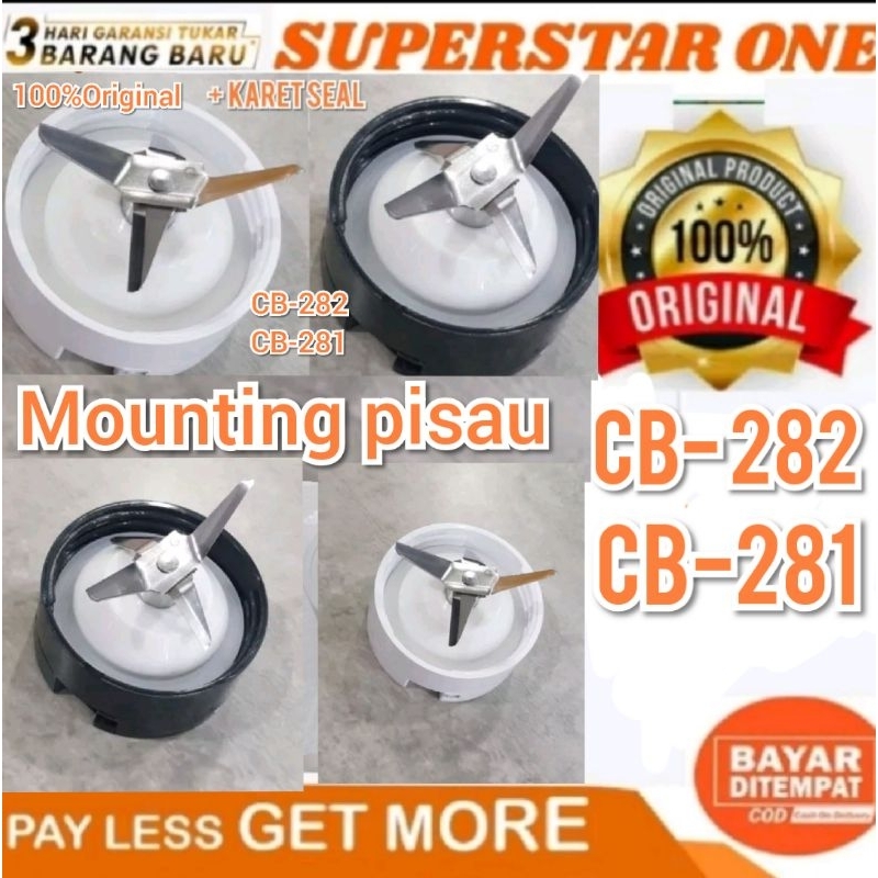 Jual pisau Blender cosmos mounting jus CB 281G CB 282G original fullset ...