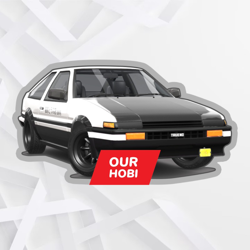 Jual Sticker Drift AE86 Initial D Tofu Shop | Shopee Indonesia