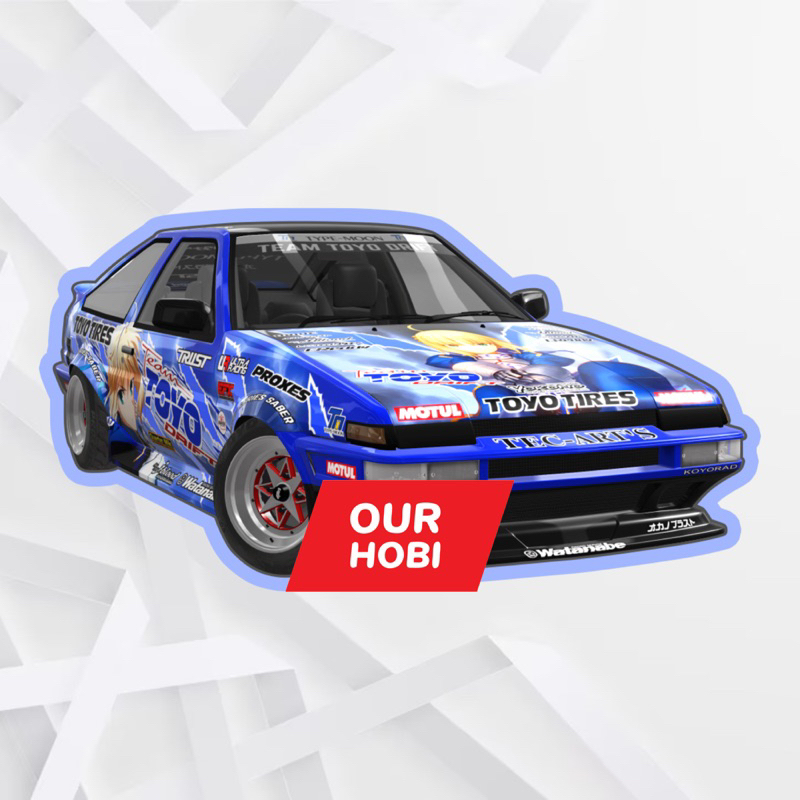 Jual Sticker Drift AE86 Toyo Anime | Shopee Indonesia