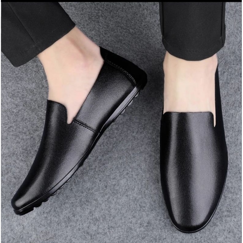 Jual Sepatu Pantofel Pantopel Kulit Pria Murah Pendek Formal Kerja ...
