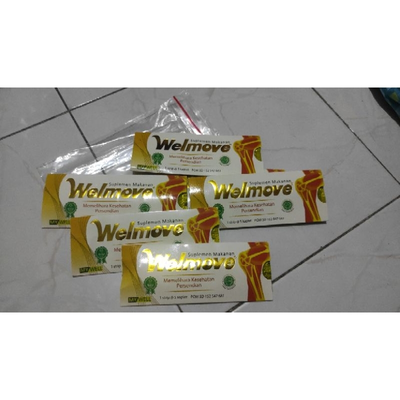 Jual welmove wel move supplement persendian 1 strip 5 biji | Shopee ...