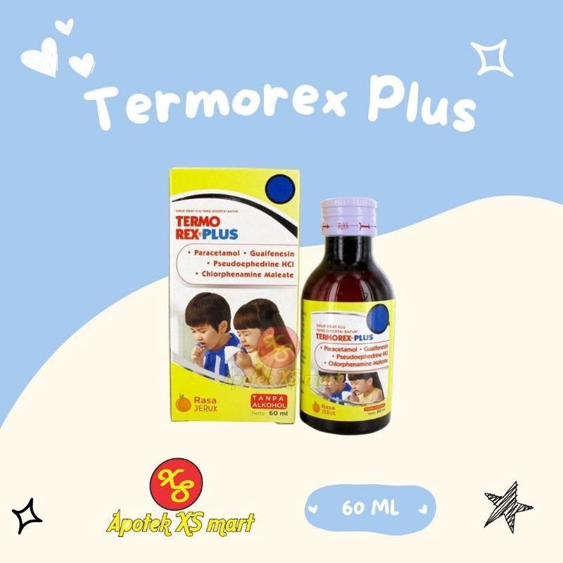 Jual TERMOREX PLUS SYRUP - MEMBANTU MEREDAKAN BATUK BERDAHAK DAN PILEK ...