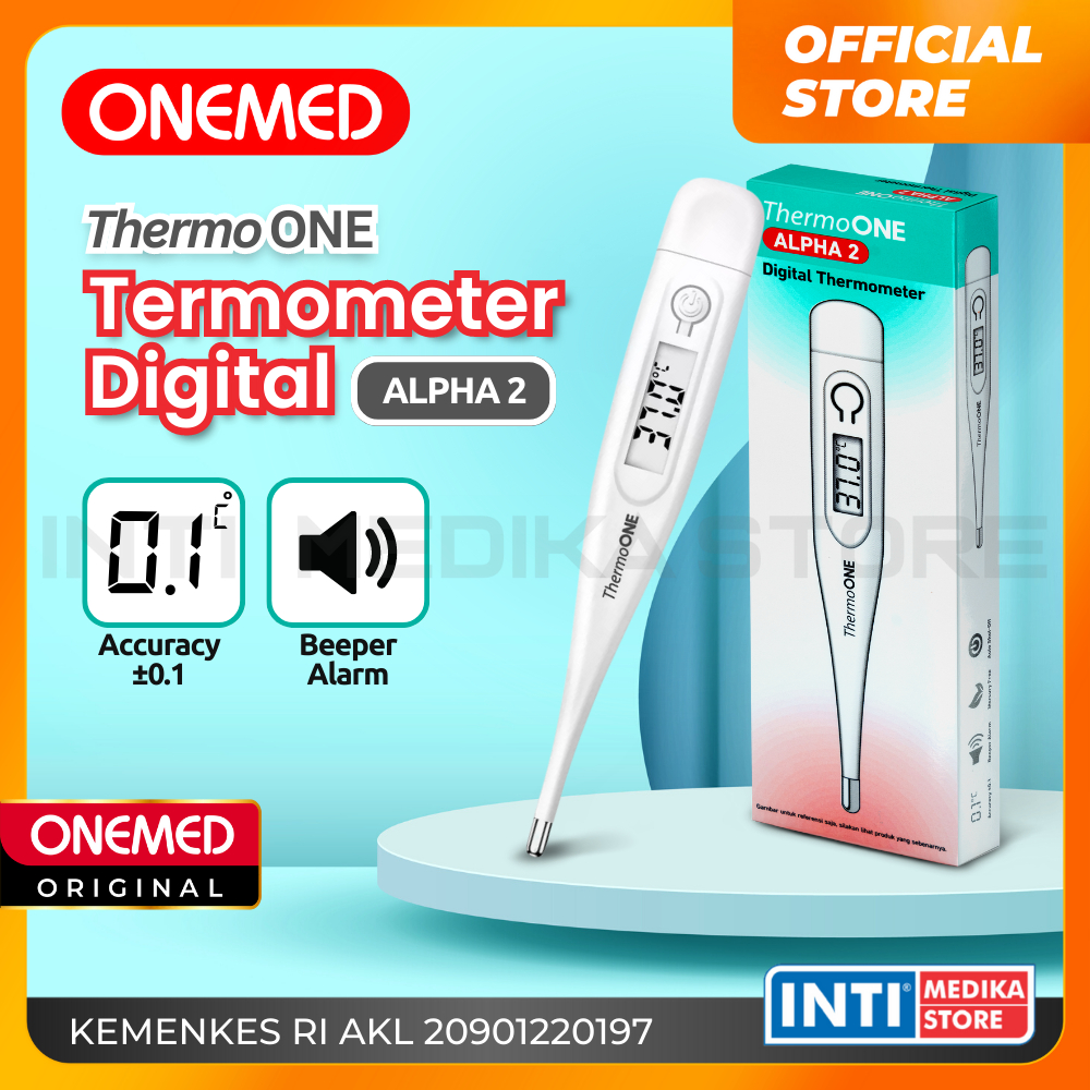 Jual ONEMED - Thermometer Digital Thermo One ALPHA 2 | Termometer ...