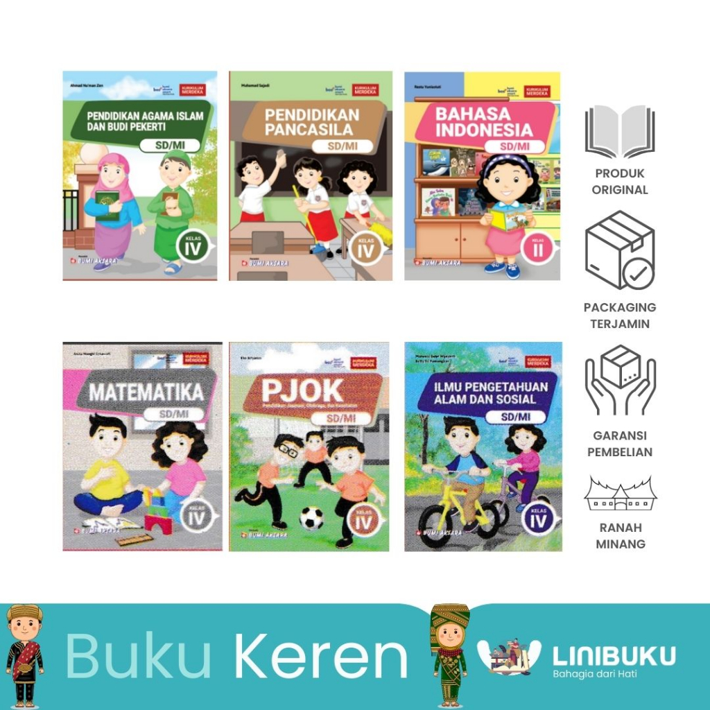Jual Kelas 4 SD/MI - Buku Pelajaran Kurikulum Merdeka - Bumi Aksara ...