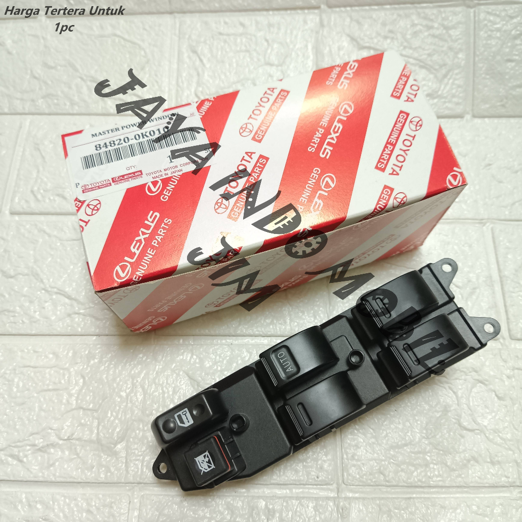 Jual Switch Saklar Master Power Window Pusat Innova Fortuner HIux ...