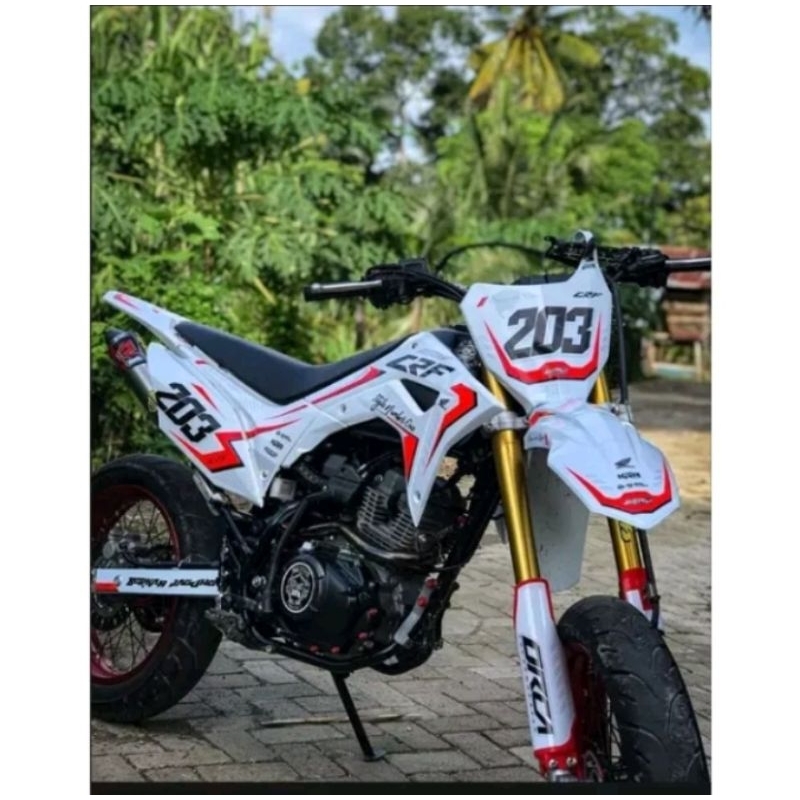 Jual DECAL STIKER CUSTOM CRF 150 L FULL BODY BISA REQUES NAMA NO ATAU ...