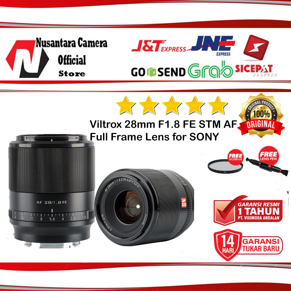 Jual Viltrox 28mm F1.8 FE STM AF Full Frame Lens for SONY E-Mount ...