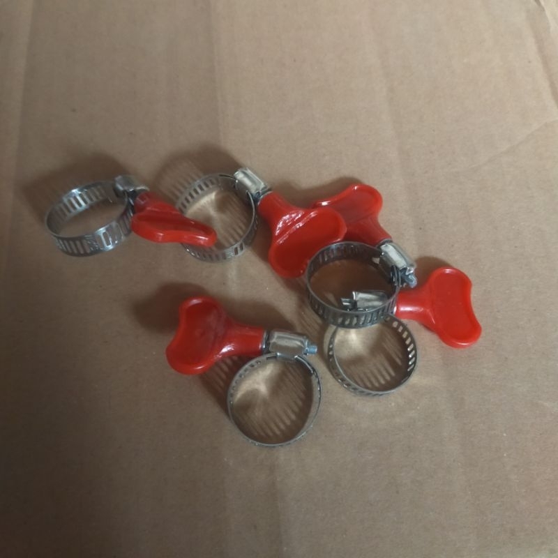 Jual 5 pcs klem clamp selang air gas regulator kompor | Shopee Indonesia