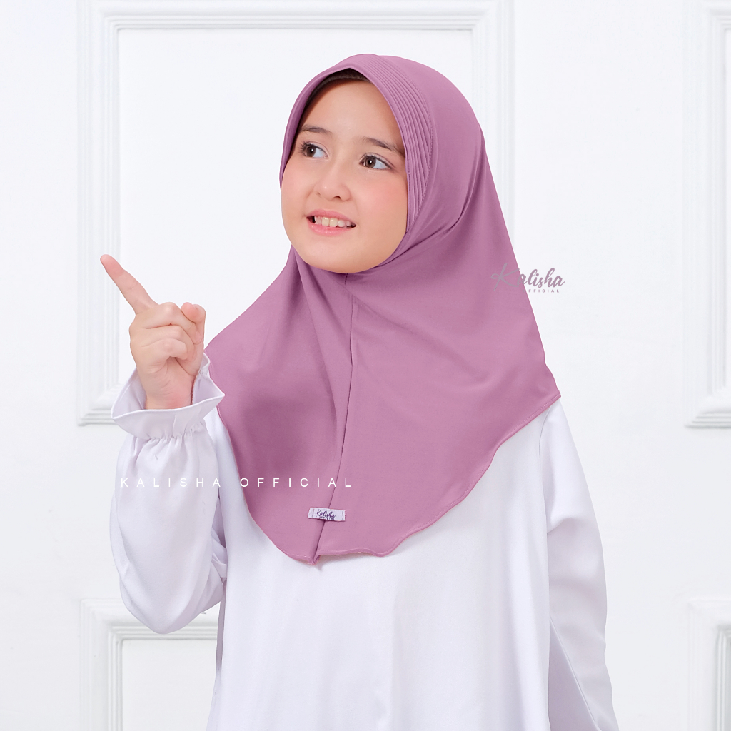 Jual Hijab Bergo Hamidah Jersey Alika Jilbab Sekolah Pinguin Anak By Kalishaofficial | Shopee ...