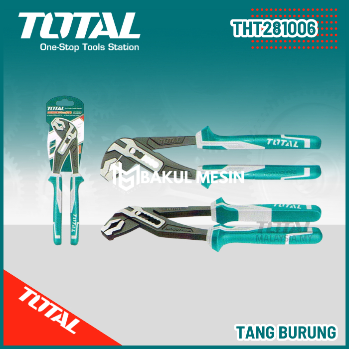 Jual TOTAL TOOLS THT281006 Pump Pliers Tang Burung 10inch | Shopee ...