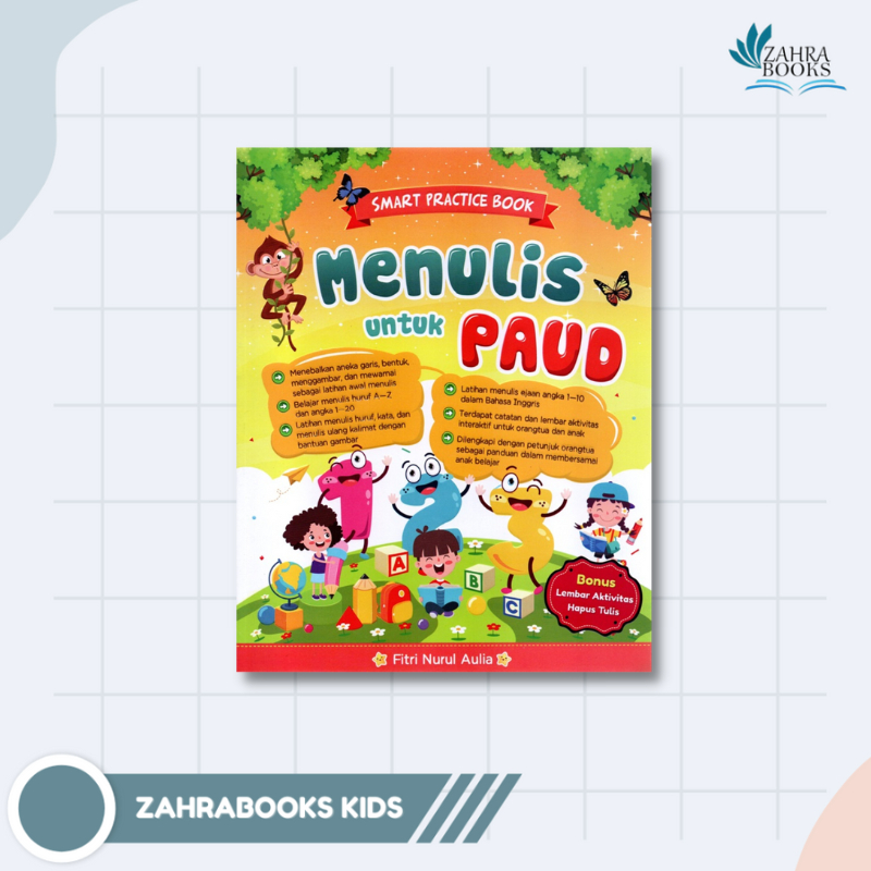 Jual BUKU SMART PRACTICE BOOK : MENULIS UNTUK PAUD (BONUS LEMBAR ...