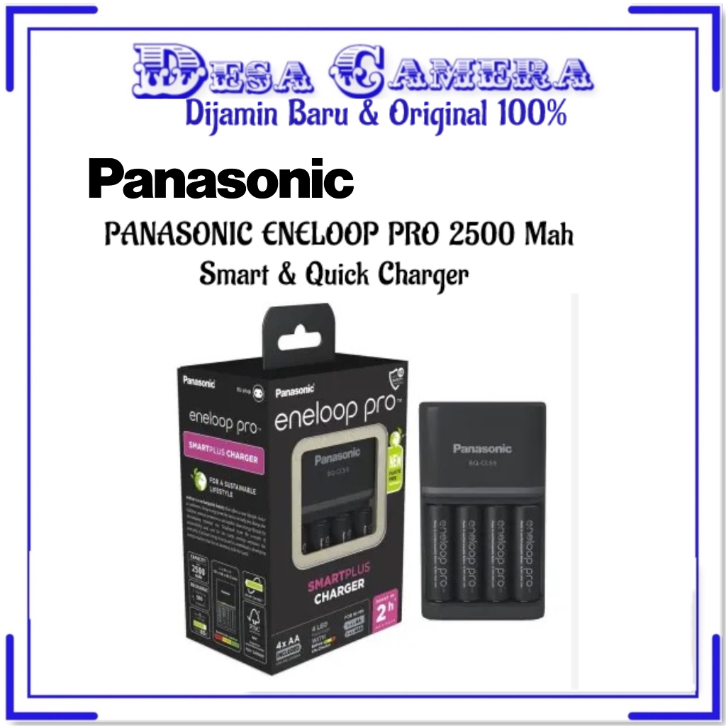 Jual PANASONIC ENELOOP PRO 2500 Mah Smart & Quick Charger Original ...
