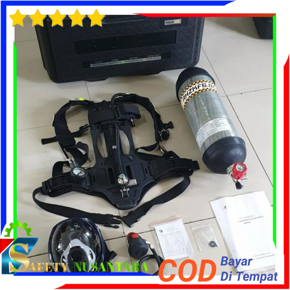Jual SCBA Breathing Apparatus 6.8 Liter Endlessafe Composite Cylinder | Shopee Indonesia