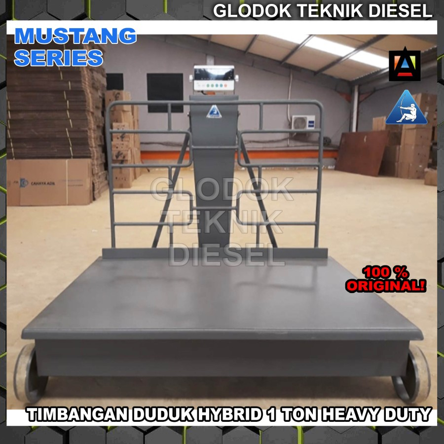 Jual Timbangan Duduk 1 Ton 600 300 150 Kg Mustang Alexa Heavy Duty ...