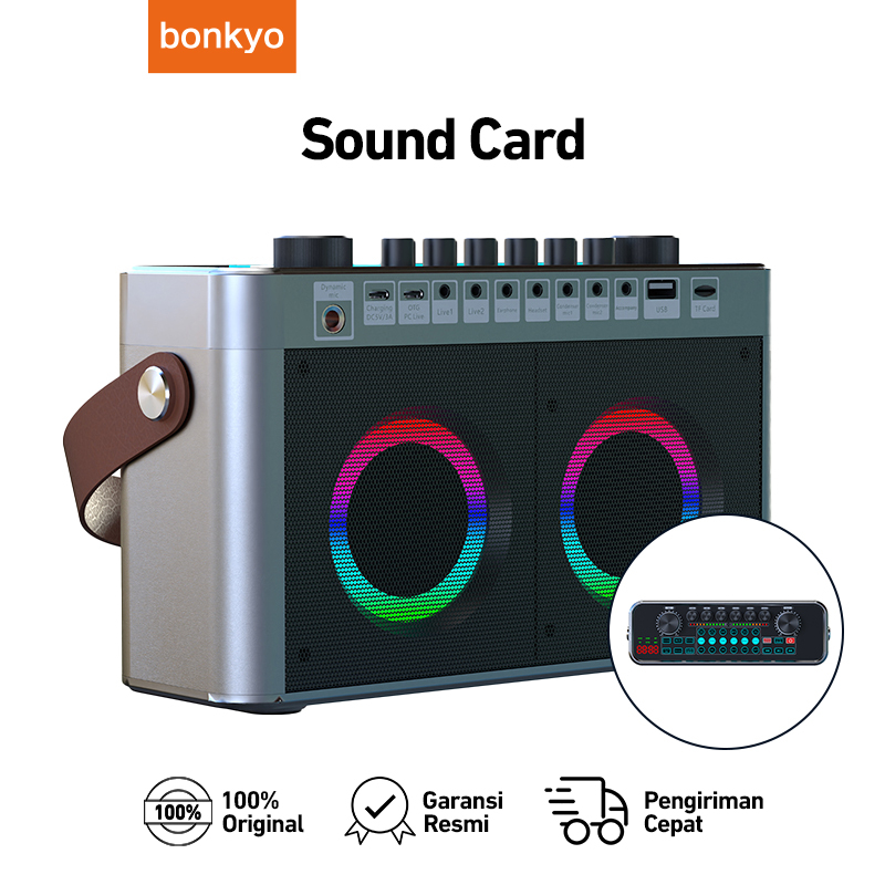 Jual Bonkyo Sy9 Sound Card Audio All-In-One Machine Singing Live ...
