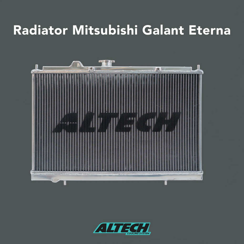 Jual Altech Alumunium Race Radiator 2 Ply Mitsubishi Galant Eterna 4G63 ...