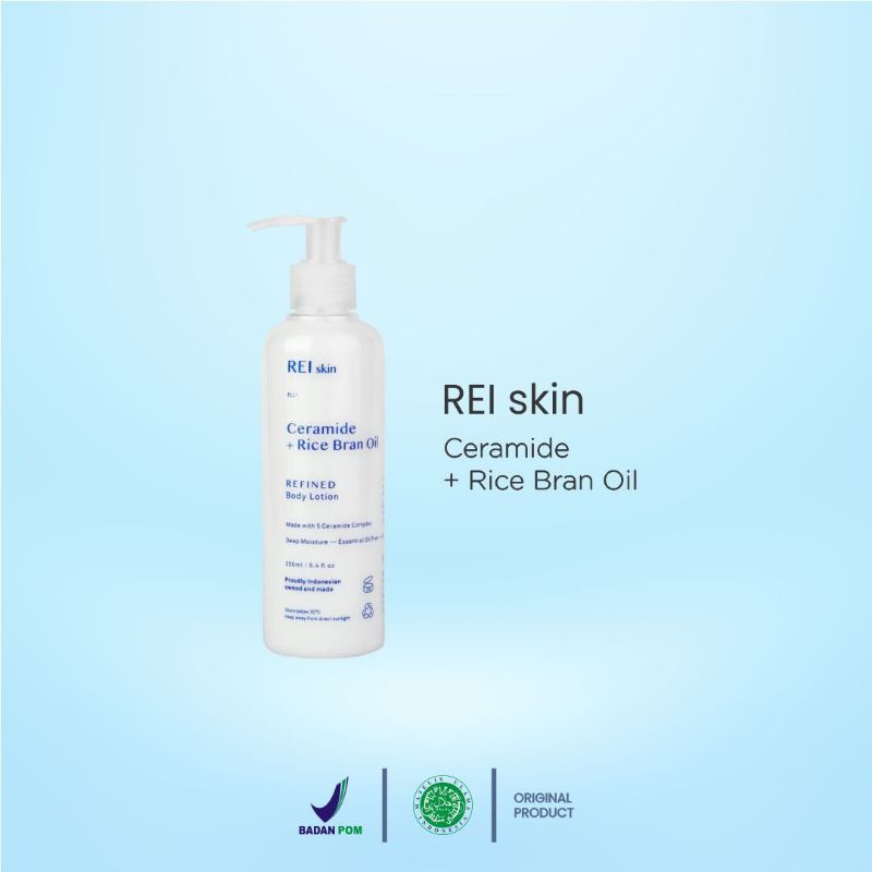 Jual REI SKIN CERAMIDE + RICE BRAN OIL BODY LOTION | Shopee Indonesia