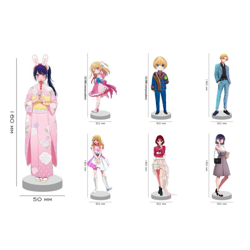 Jual STANDEE FIGURE ANIME OSHI NO KO II / OSHI NOKO ANIME STANDEE ...
