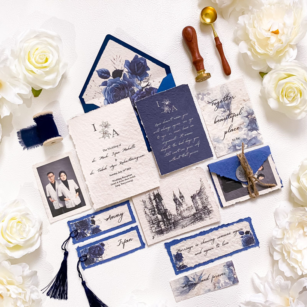 Jual Keepsake / Wedding Vows Handmade Undangan Aesthetic (New Design ...