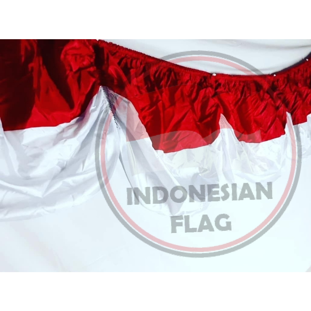 Jual Bendera Merah Putih Backdrop Karet 5 meter | Shopee Indonesia