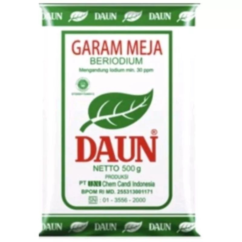 Jual GARAM HALUS DAUN 250GR | GARAM MEJA PREMIUM | Shopee Indonesia