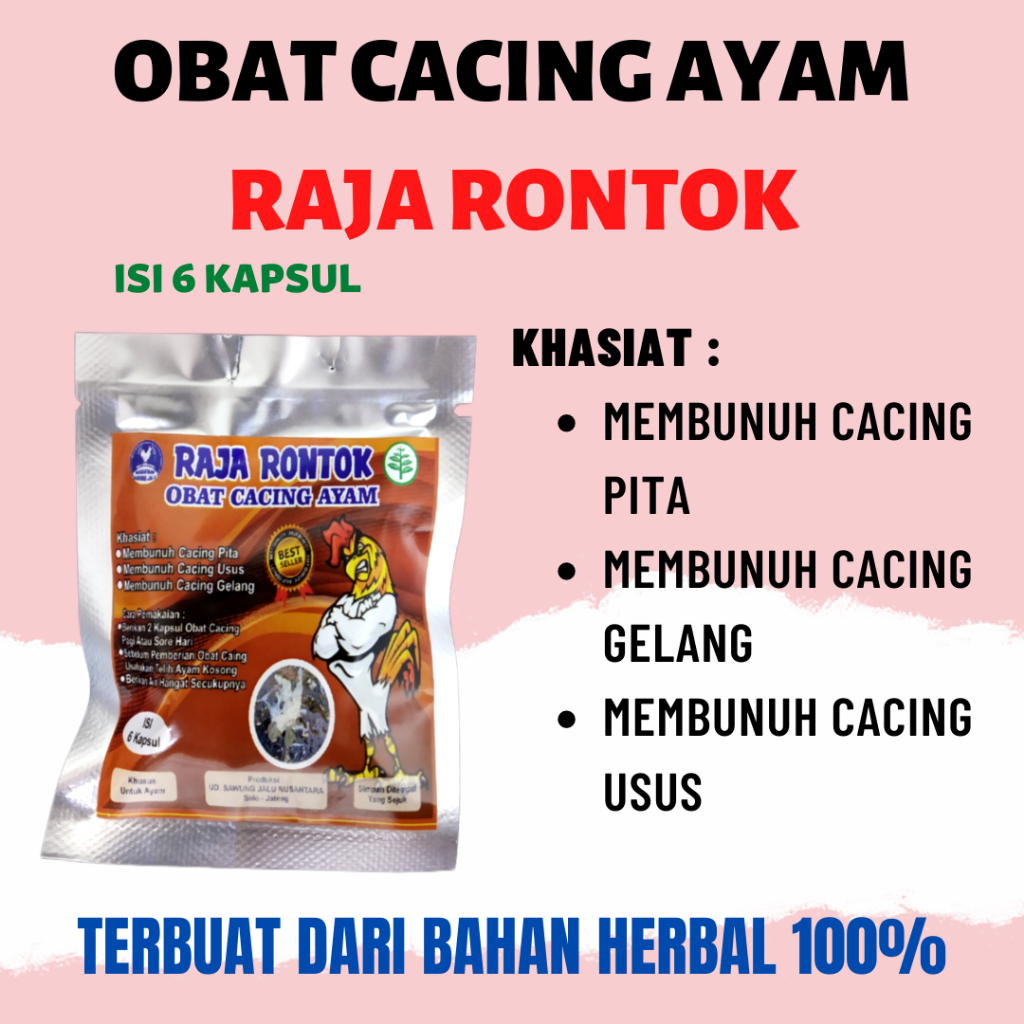 Jual OBAT CACING RAJA RONTOK UNTUK AYAM AMPUH MEMEBERANTAS SEGALA JENIS ...