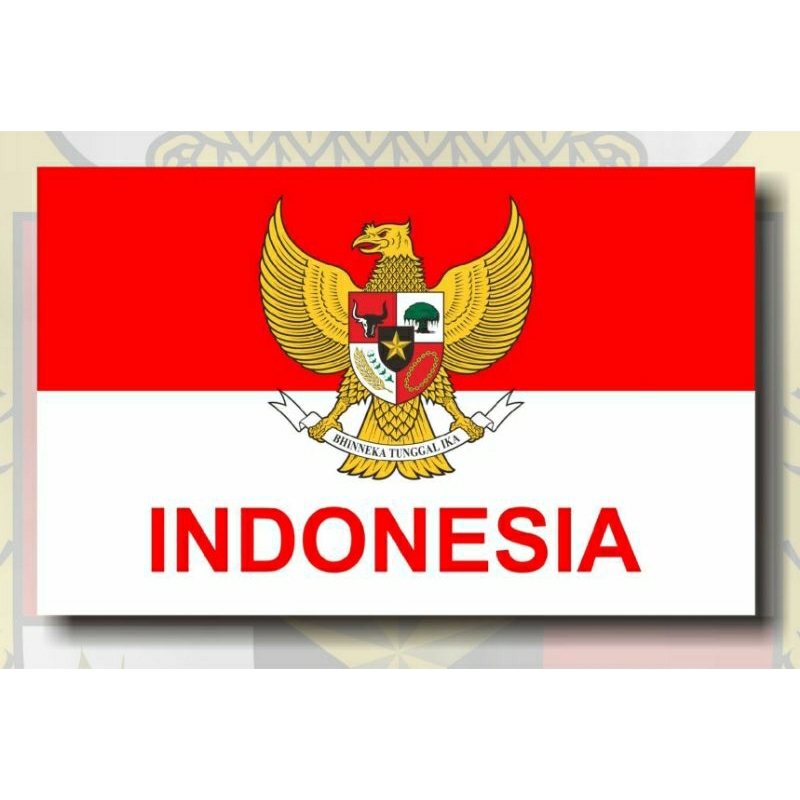 Jual Stiker Hut RI 78 merah putih / stiker pipi 100 pcs blum di potong ...