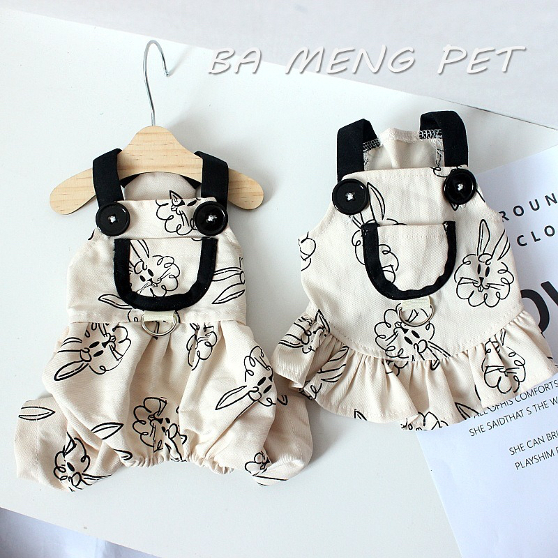 Jual Couple Sling Rabbit Dress / Pakaian Baju Anjing Kucing Tali Sling Motif Kelinci Lucu (038 ...