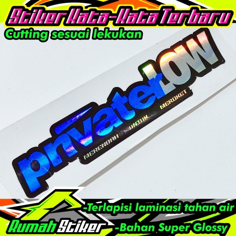 Jual Stiker Lo Lo Gak bahaya ta? / stiker racing viral / stiker motor / stiker hitz / stiker ...