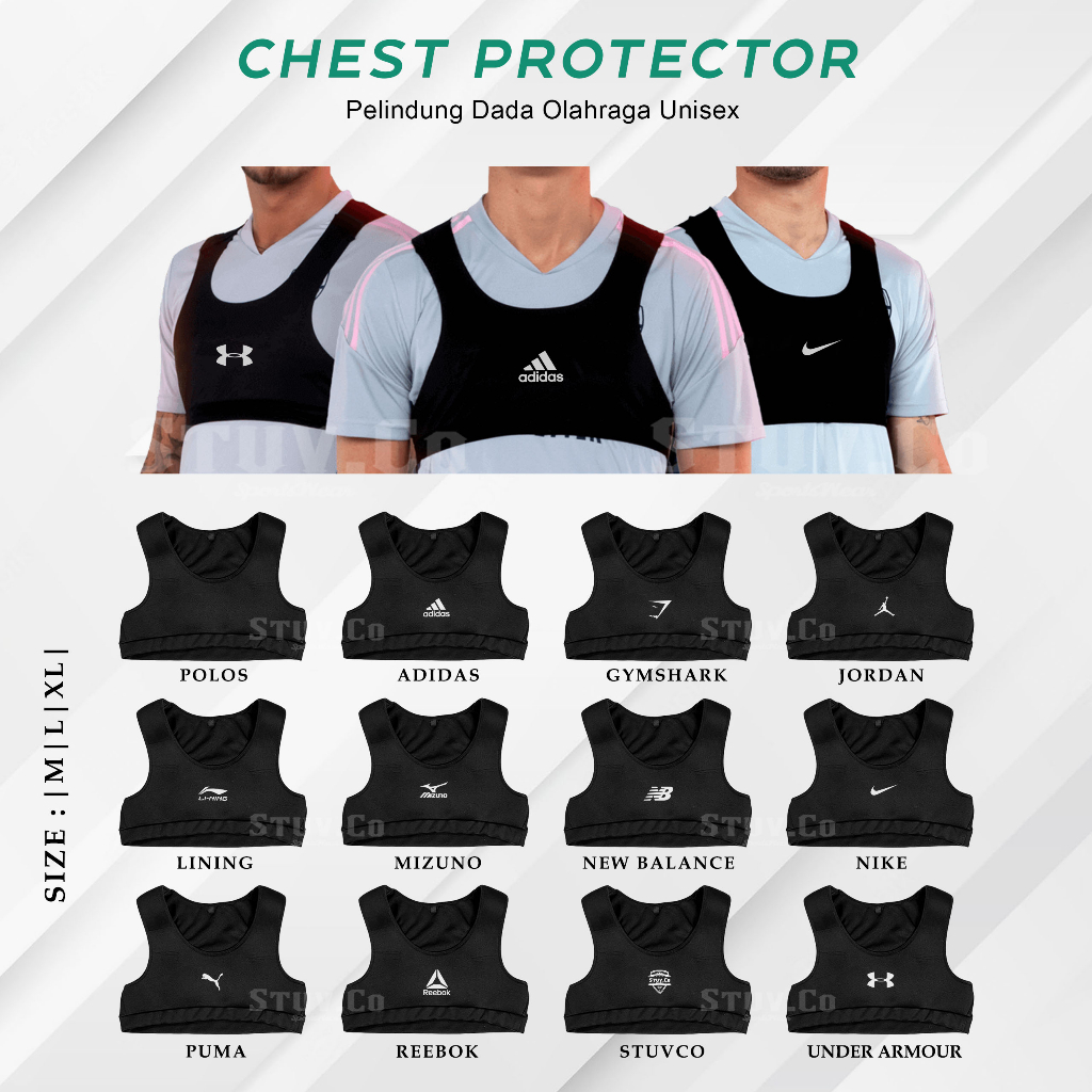 Jual FOOTBALL VEST CHEST PROTECTOR PELINDUNG DADA OLAHRAGA SEPAK BOLA ...