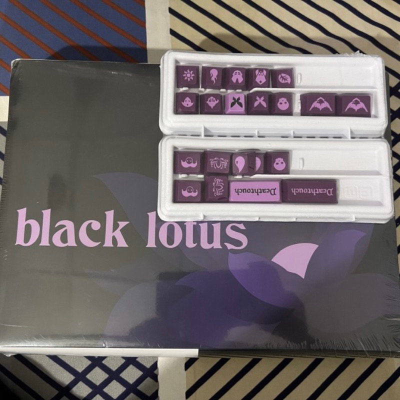 Jual Keycaps GMK Black Lotus base + novelties BNIB | Shopee Indonesia