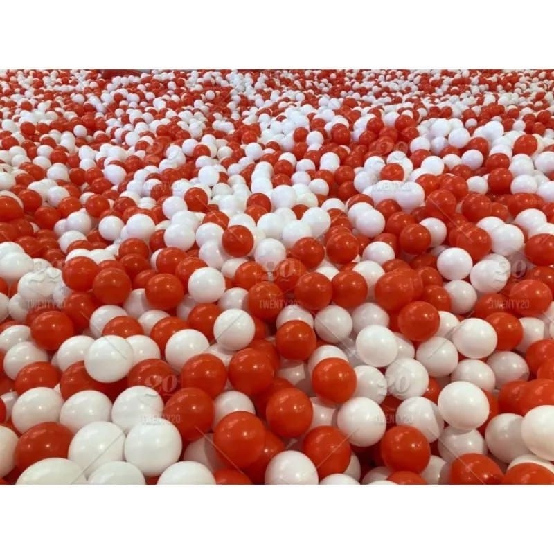 Jual 100 biji Bola Merah Putih || Mainan Mandi Bola Spesial Merah Putih ...
