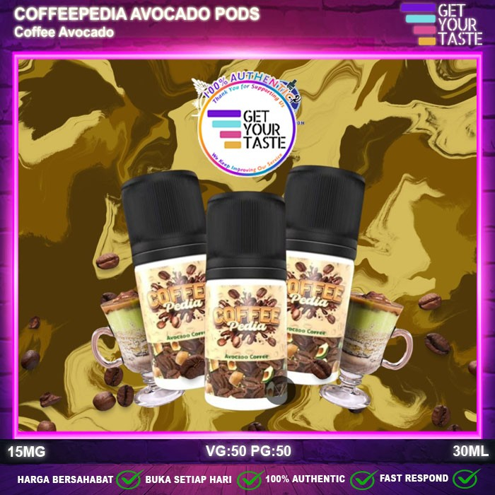 Jual Liquid Coffee Pedia Avocado Pods Friendly 30ML Coffeepedia by Majapahit | Shopee Indonesia