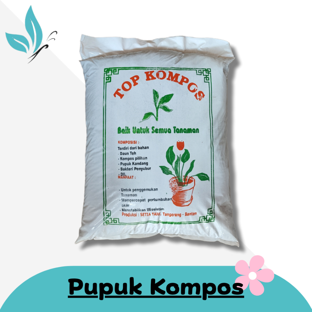 Jual Media Tanam Pupuk Kompos Organik Nutrisi Tanaman Hias Bunga Buah | Shopee Indonesia