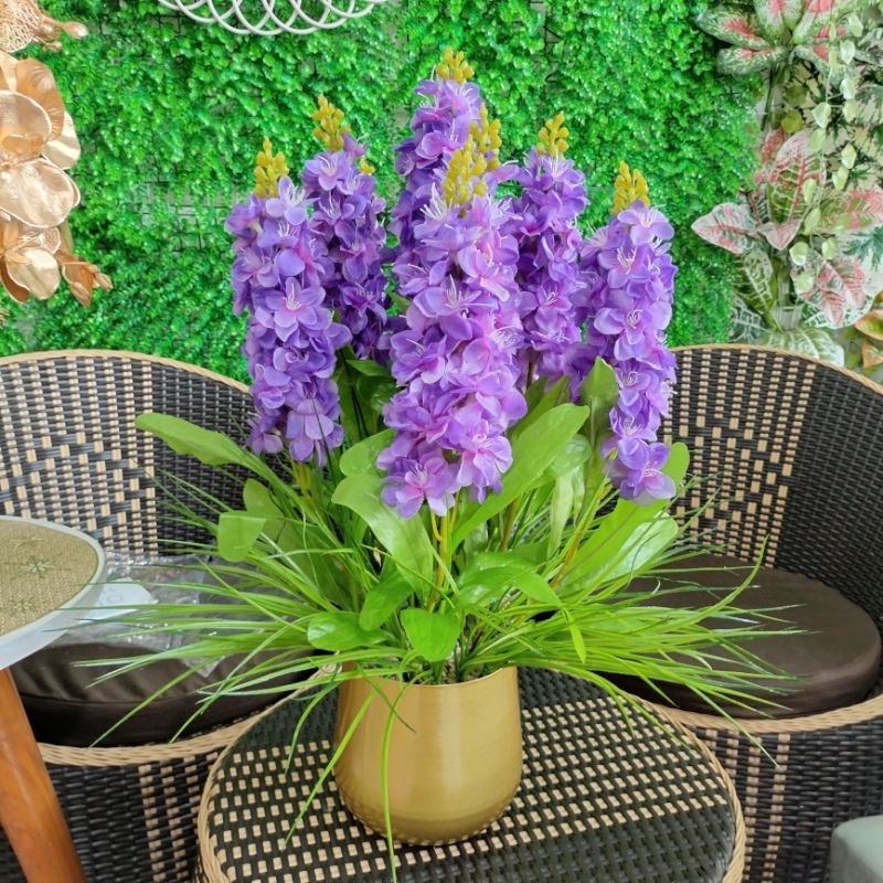 Jual BUNGA ARTIFICIAL DELPHINIUM SNAPDRAGON DEKORASI MEJA ESTETIK ...