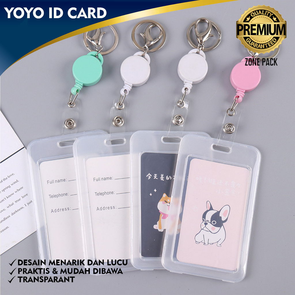 Jual Yoyo Id Card| Yoyo Transparan Warna | Gantungan Id Card Hang Tag ...