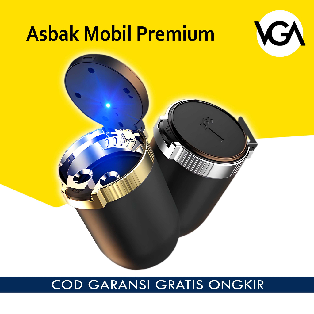 Jual ASBAK MOBIL PREMIUM ASBAK LAMPU LED LOGO ALAT AKSESORIS VARIASI ...