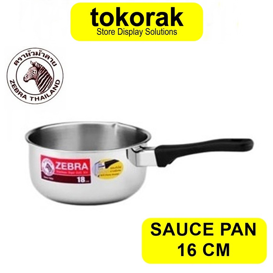 Jual PANCI SUSU ZEBRA SAUCE PAN 16 CM 166307 - PANCI INDOMIE STAINLESS ...