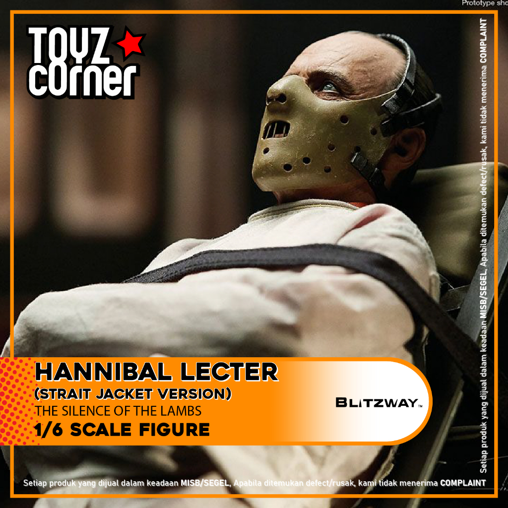 Jual Toyz Corner - Blitzway Hannibal Lecter (Strait Jacket Version) 1/6 ...