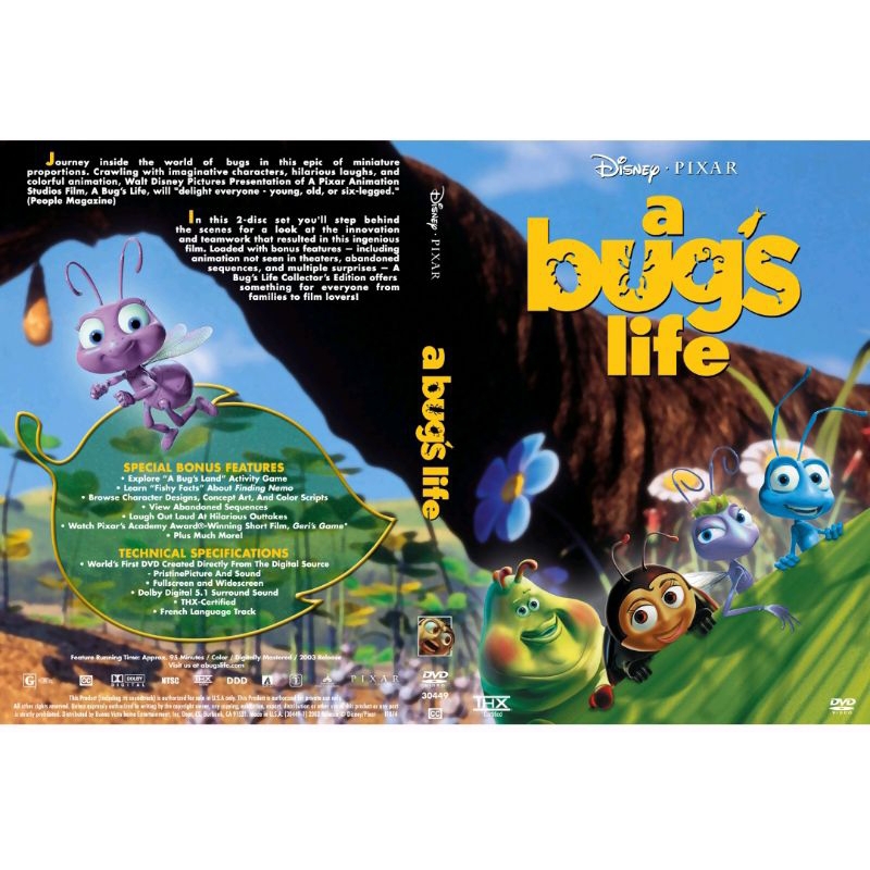 Jual KASET FILM A BUG'S LIFE (1998) - KASET FILM BOX-OFFICE - KASET ...