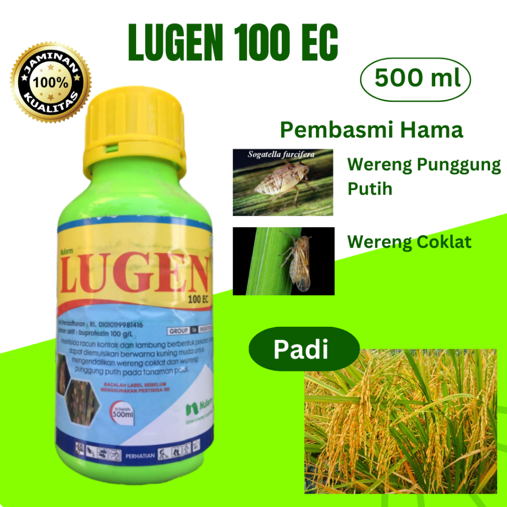 Jual Lugen 100 EC 500 ml - Insektisida Pembasmi Wereng | Shopee Indonesia